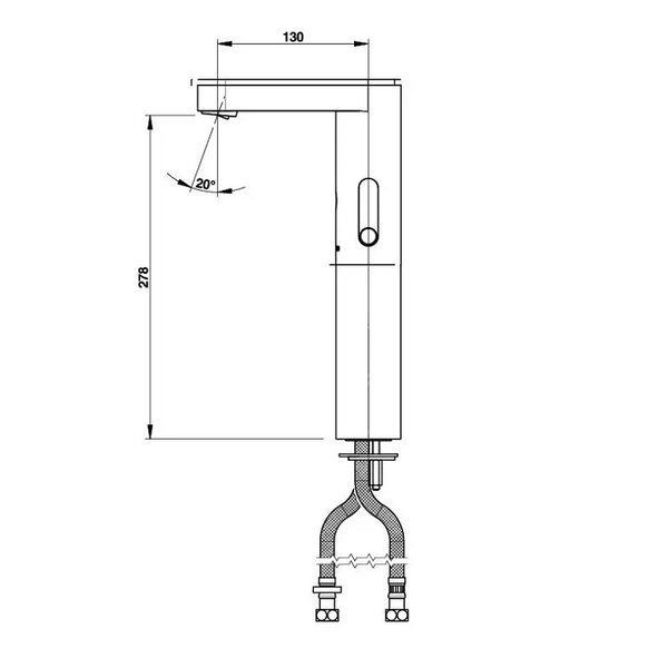 Сенсорный смеситель для раковины Presto So o, 56205, цвет хром, купить ...