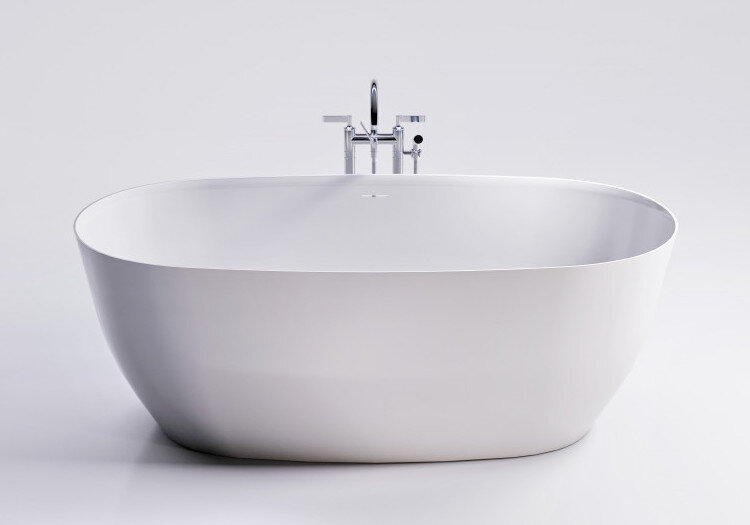 Ванна Creto Arino, CRARVN0048, 180 х 80 см, искусственный камень, белая ...