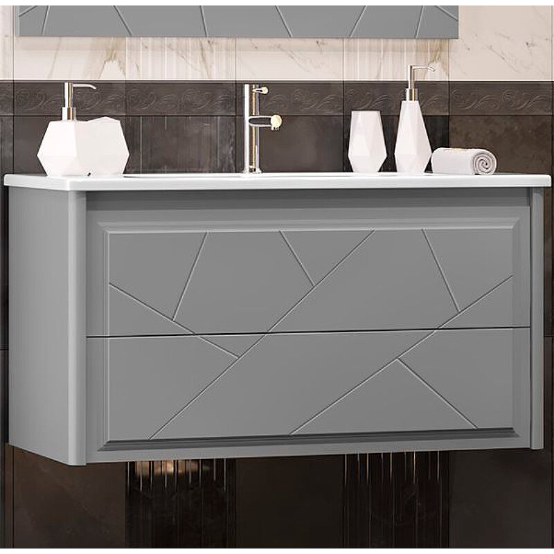 Раковина Opadiris Dreja Эйфория 641235, 100 см, фаянс, белый, купить в Москве