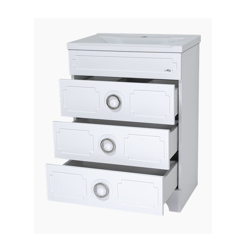 Тумба под раковину Misty Лейла Пр-Лей01070-013Я, 70 см, напольная, цвет ...