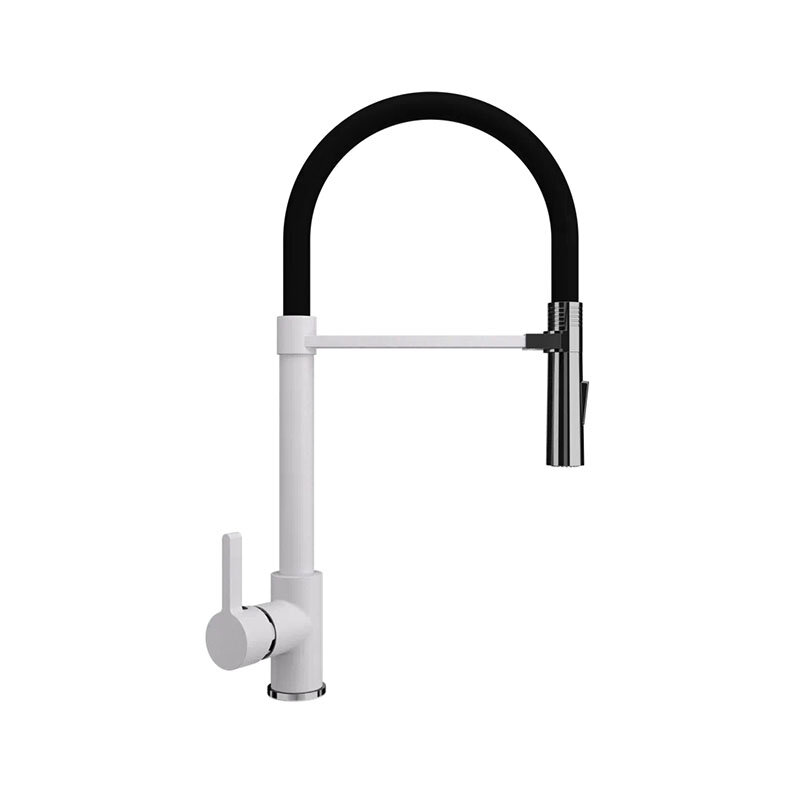 Смеситель для кухонной мойки Ulgran Quartz UQ-024-04, цвет платина ...