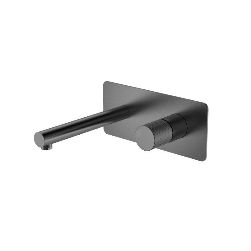 Смеситель Boheme Stick 125-GM.4, для раковины, gun metal, купить в Москве