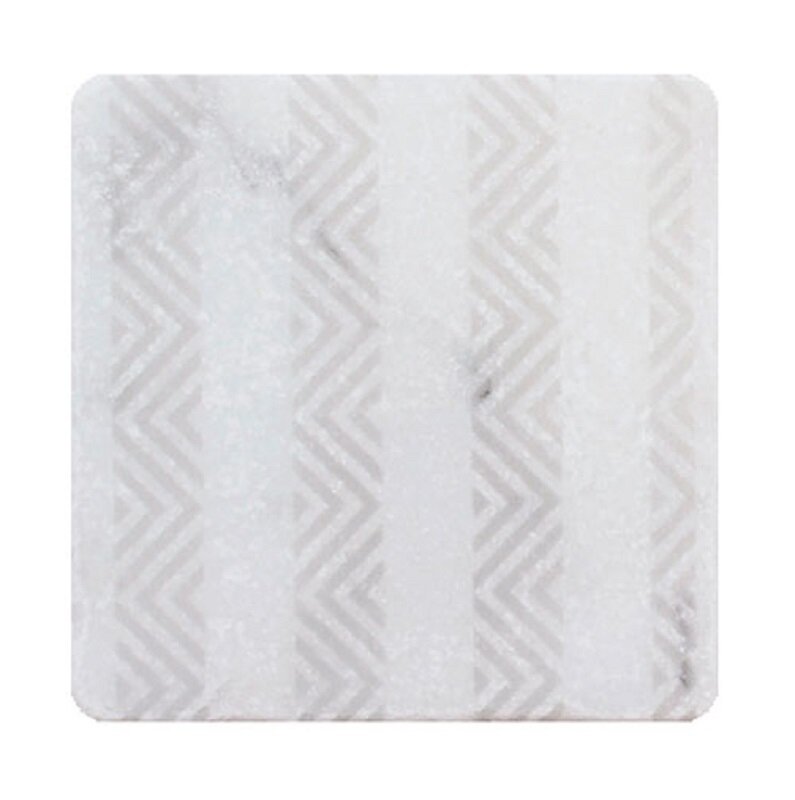 Декор Stone4Home Marble Motif №8 White С0002624, 10 x 10 см, серый ...