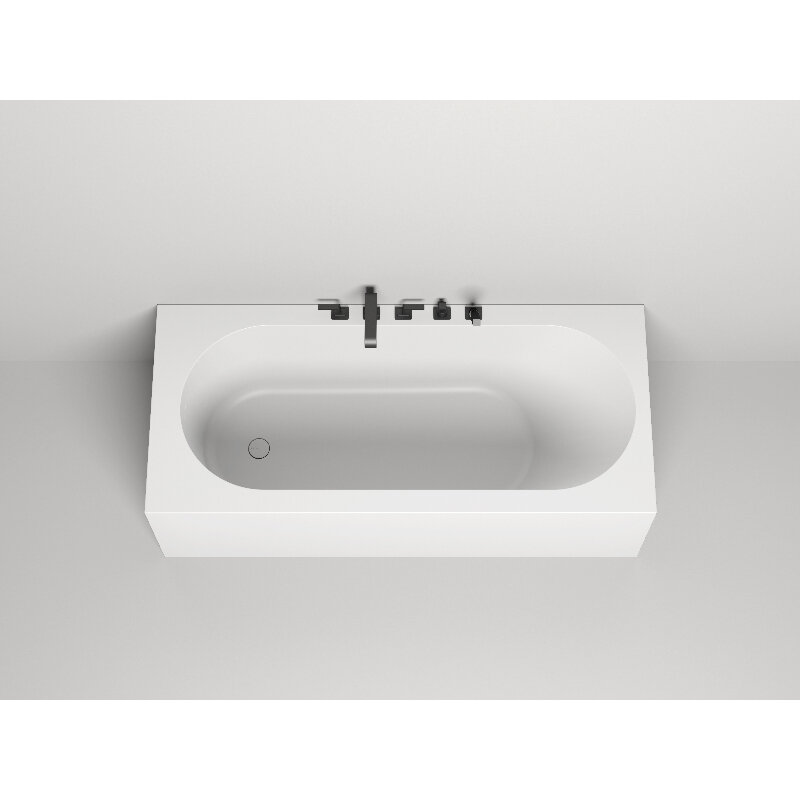 Ванна Salini Fabia 102612MF, 180 х 80 см, из искусственного камня S ...