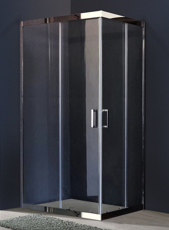 Душевой уголок Royal Bath RB11590HPD-T-CH, 90 х 115 см, стекло прозрачное, профиль хром, купить ...
