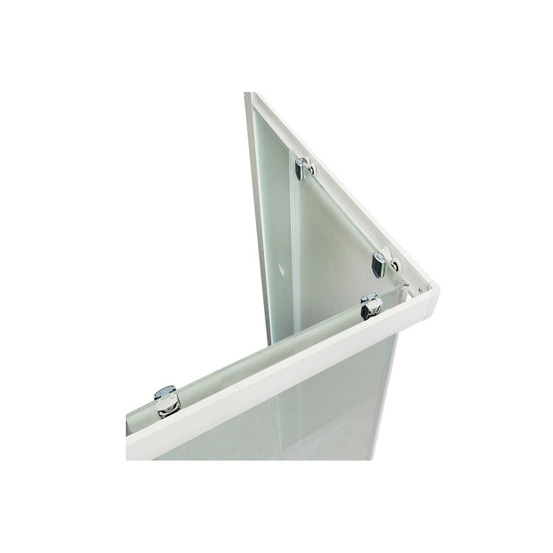 Душевой уголок Royal Bath HPD RB10115HPD-C, 115 x 100 см, стекло матовое, профиль белый, купить ...