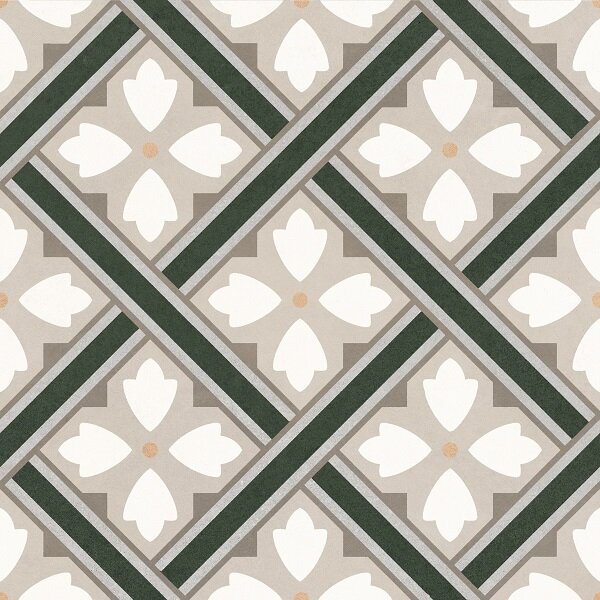 Керамогранит Creto Fresh 2 New DB_003, 20 x 20 см, белый, бежевый, купить в Москве