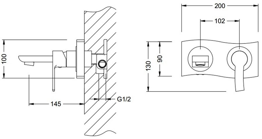 Смеситель для раковины Schein Swing 43204/8007007A (43204/8007007A ...