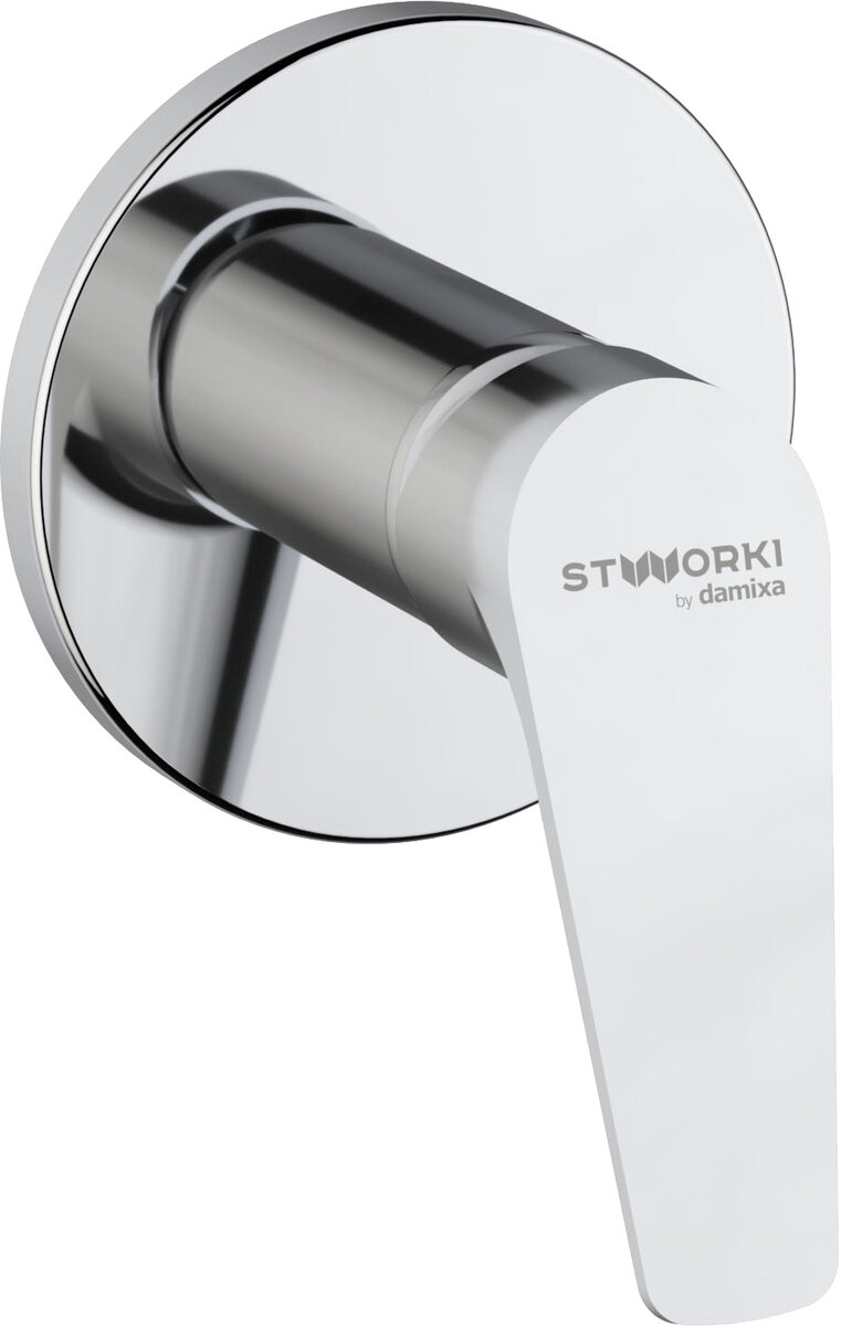 Смеситель Stworki by Damixa Дублин HFDB75000/HFDB91000/27454000, с душевым гарнитуром, хром ...