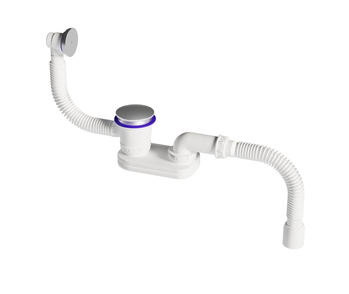 Ванна Salini Sofia Light 165 х 75 см, из искусственного камня S-Sense, белый глянцевый, внешний ...