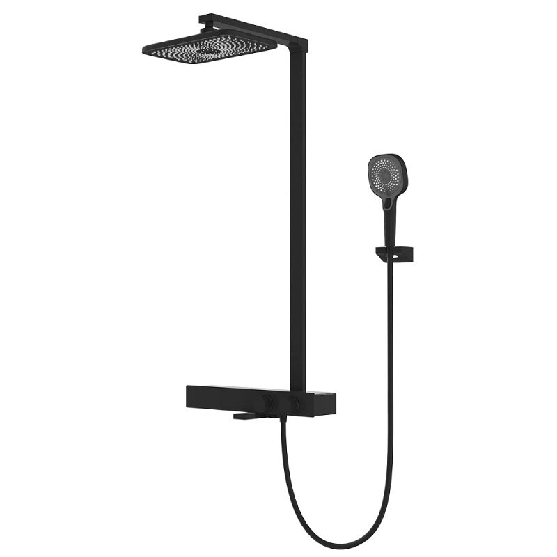 Душевая система Vincea Inspire VSFS-3I13TMB, термостатическая, с ...