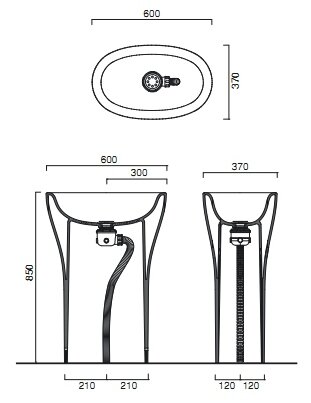 Раковина Catalano Muse 1FRMUTR, TRAVERTINO, купить в Москве