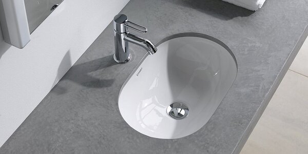 Раковина Duravit D-Code 0338490000, врезная снизу, 49.5 x 29 x 17.5 см ...